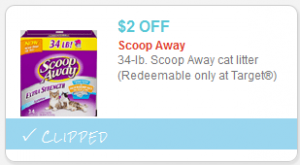 Scoop Away Cat Litter Coupons